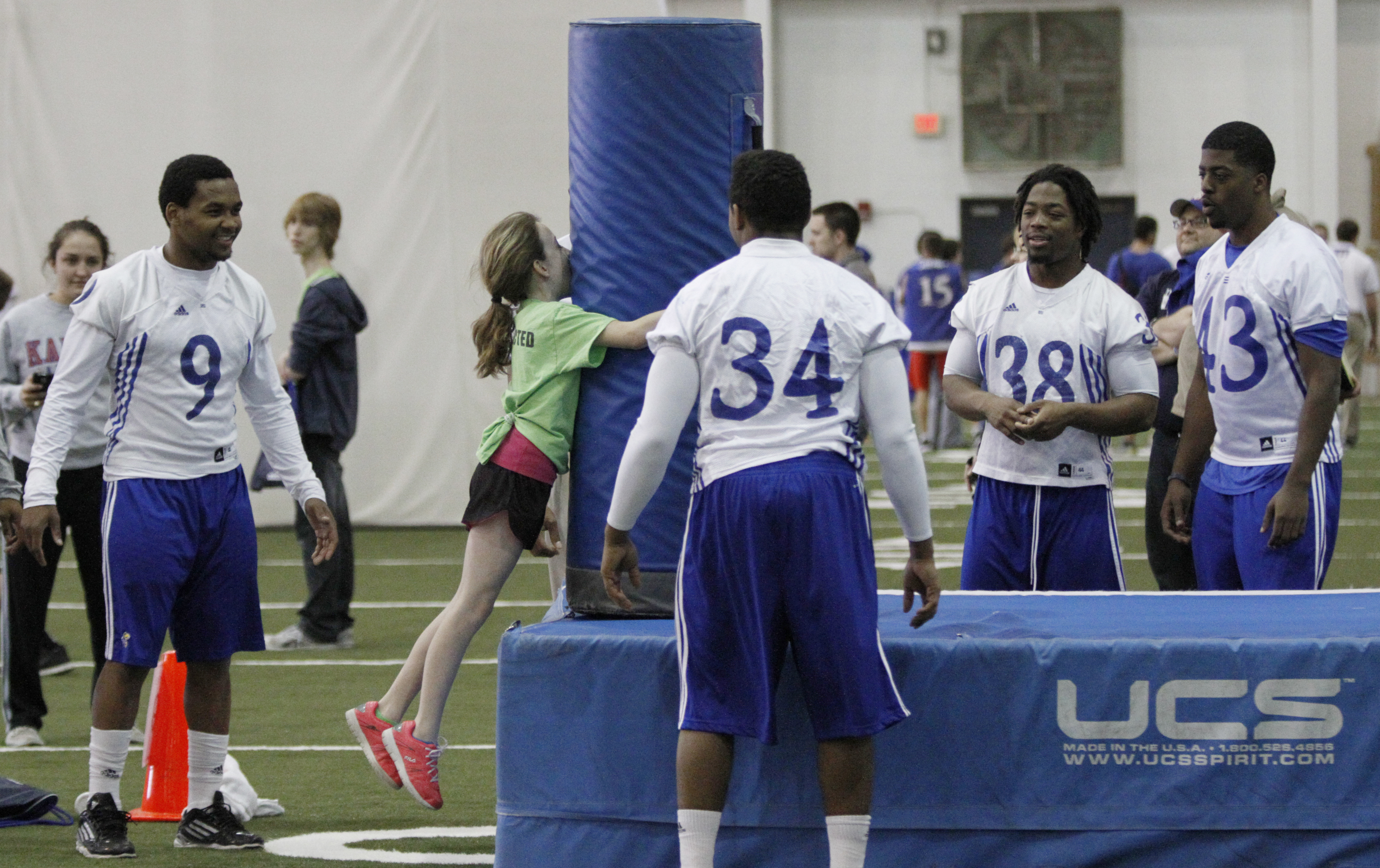 Photo gallery: Hannah and Friends Football Clinic at KU | News, Sports ...